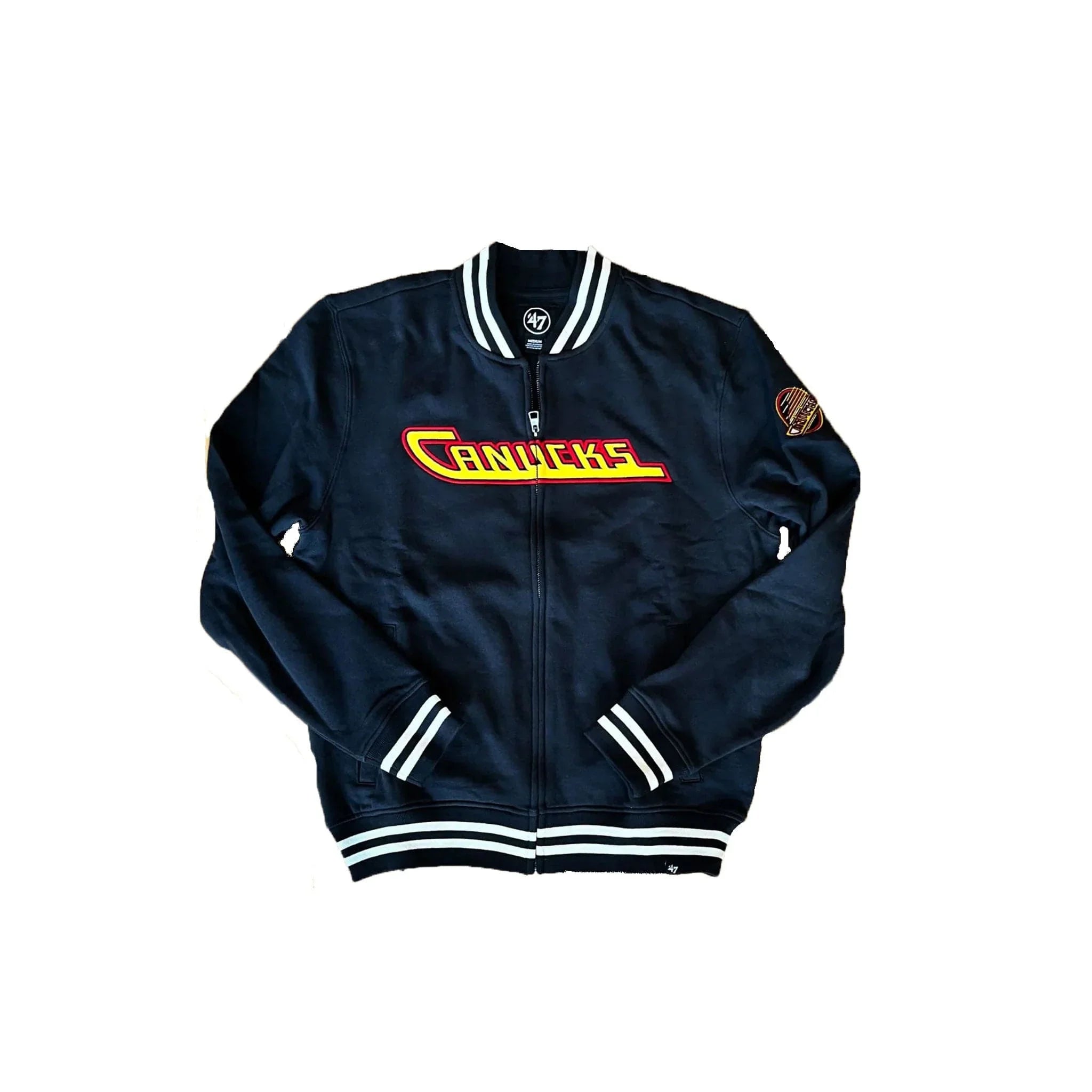 47 Brand Wax Pack Pro Camden Track Jacket Mens - Vancouver Canucks