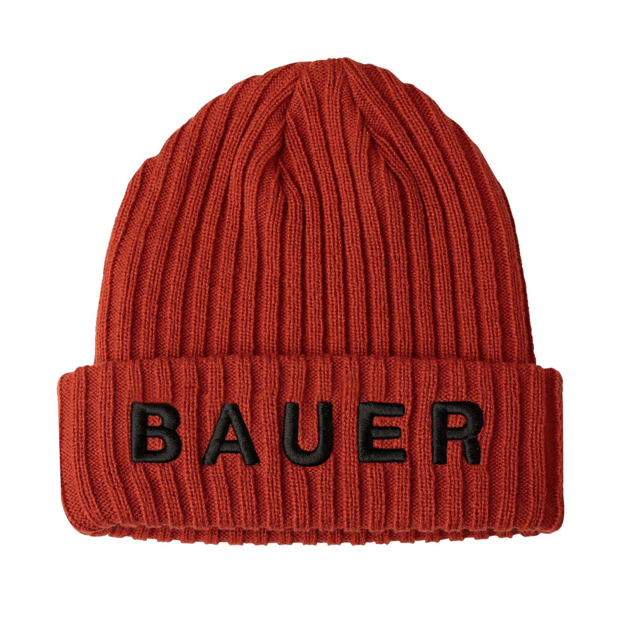 Bauer Ribbed Toque - Fire Red