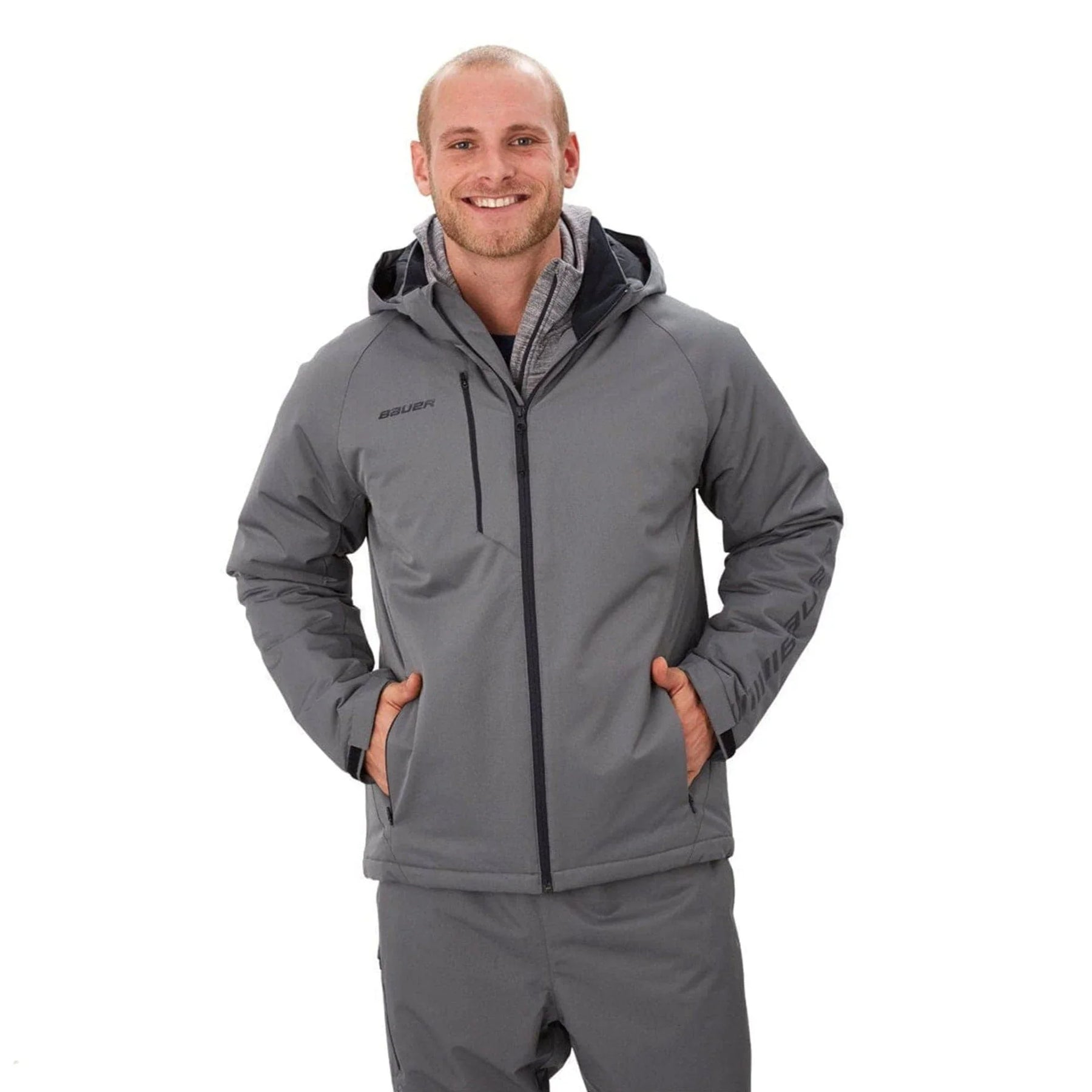 Bauer Supreme Heavyweight Junior Jacket - Grey