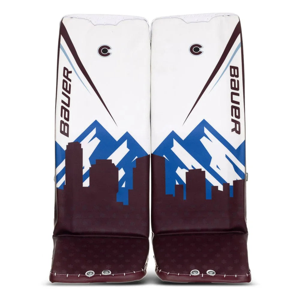 Bauer Supreme Mach Pro Stock Senior Goalie Leg Pads - DigiPrint Adam W