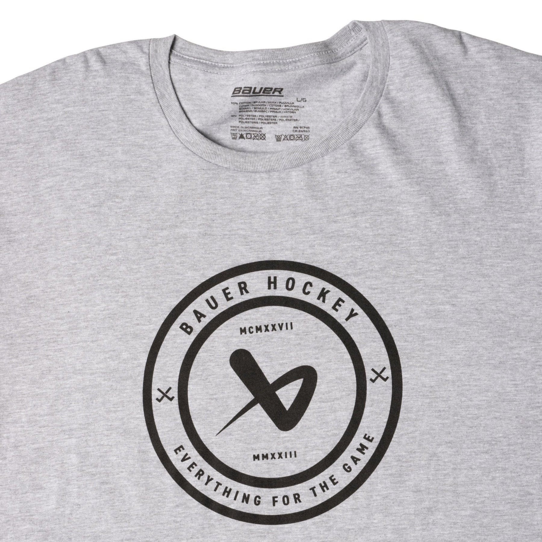 Bauer Everything for the Game Shortsleeve Shirt - Grey