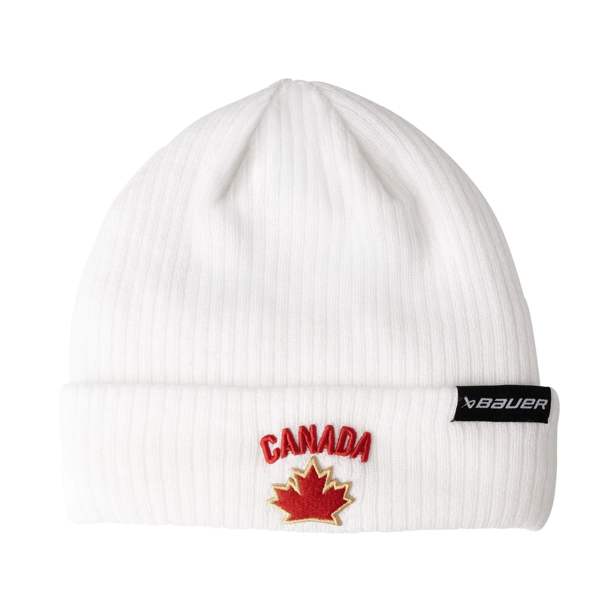Bauer Hockey Canada Ribbed Toque - White