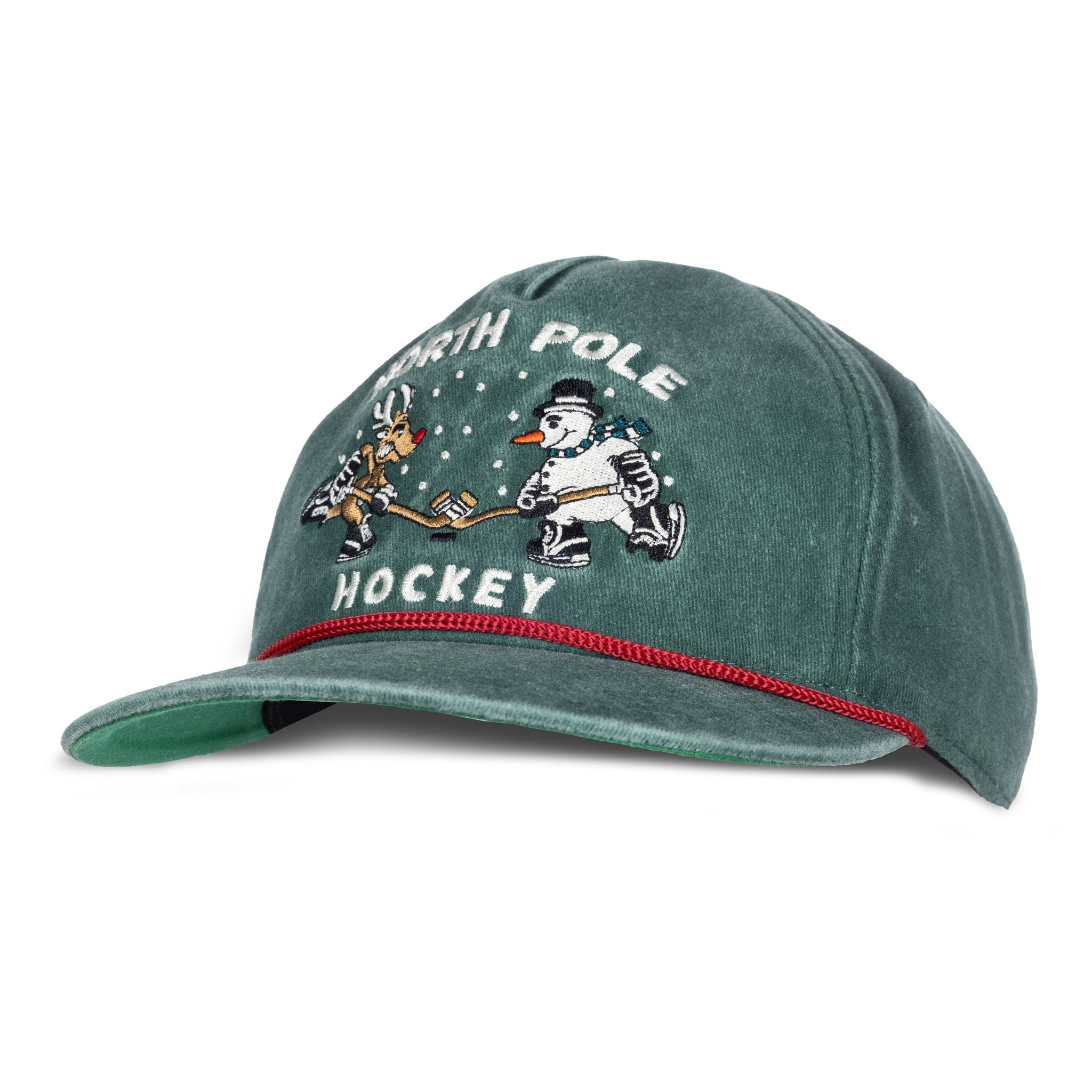 Celly Hockey North Pole Hockey Snapback Hat - Evergreen