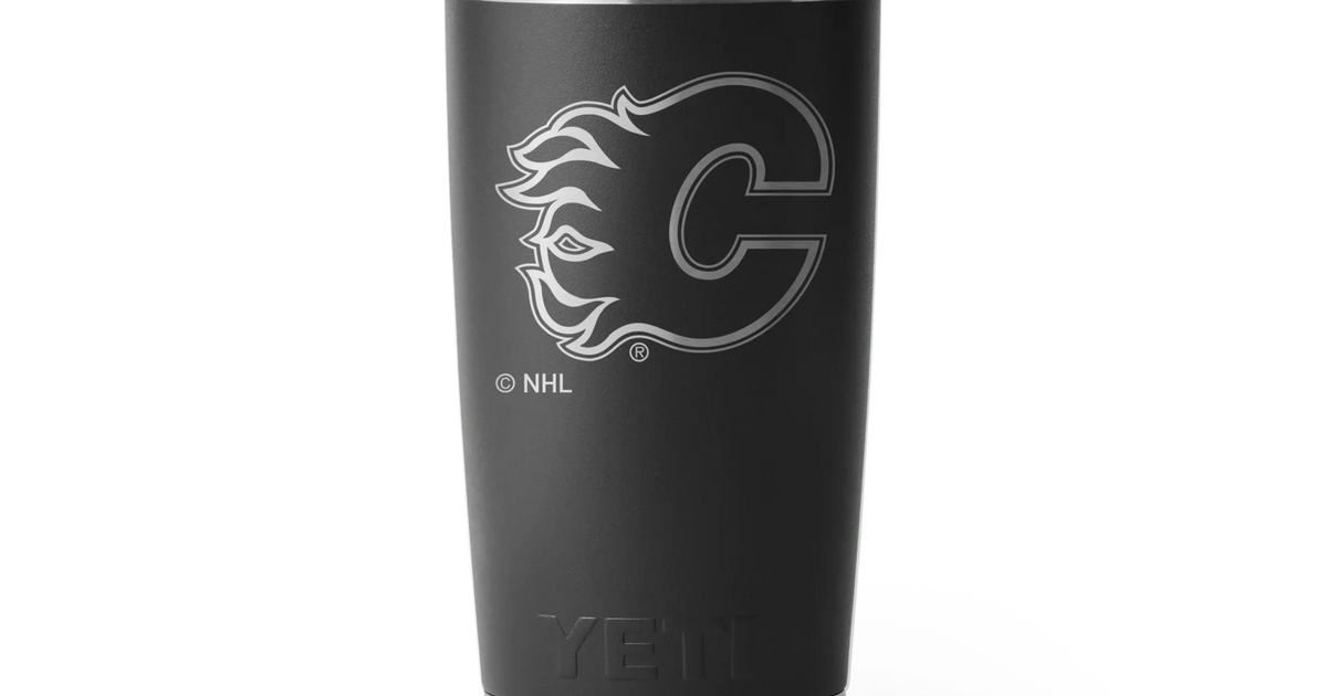 YETI Rambler 20oz Tumbler - Calgary Flames | TheHockeyShop.com