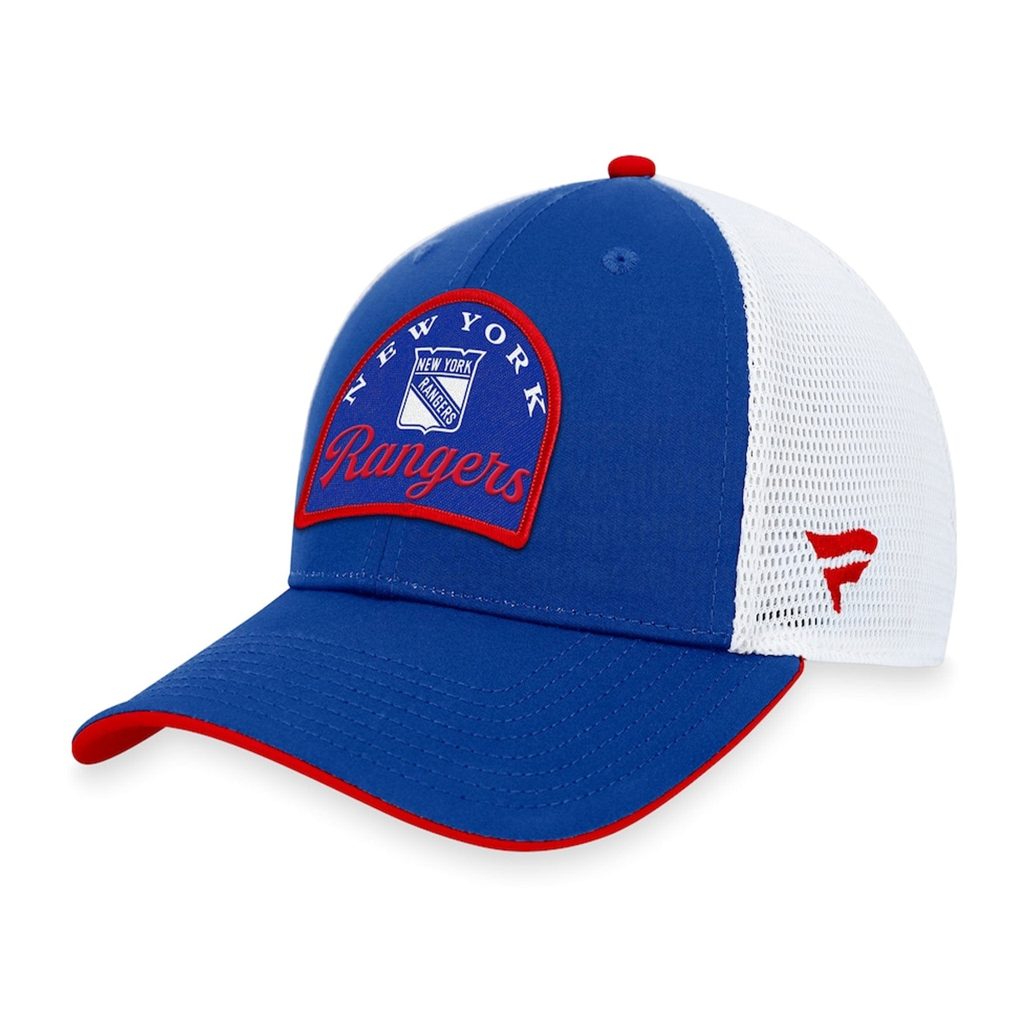 Fanatics Fundamental Structured Trucker Hat - New York Rangers