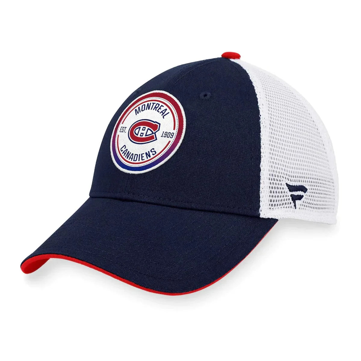 Montreal Canadiens Fanatics Iconic Gradient Structured Trucker Hat