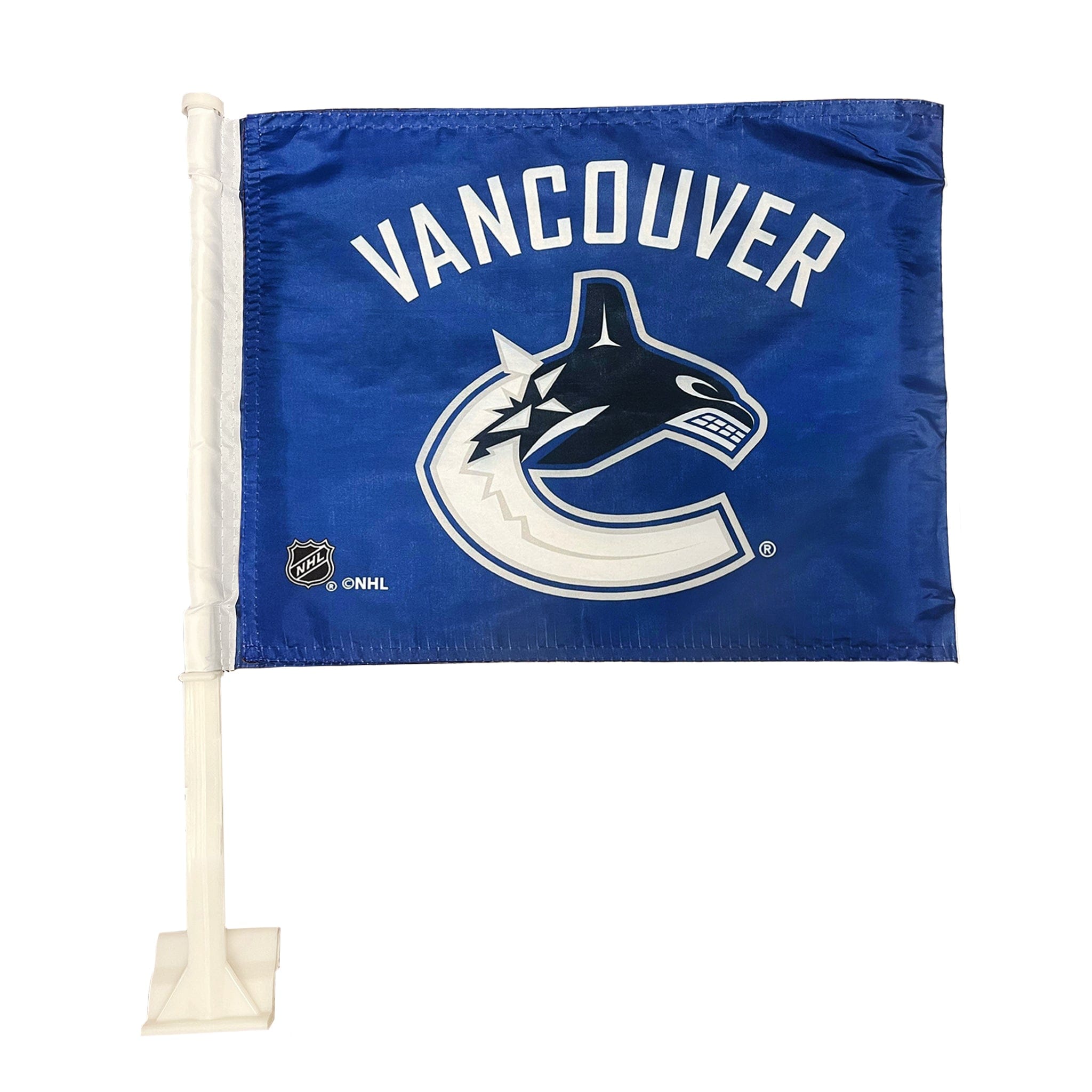 Vancouver Canucks NHL Car Flag (2011 Logo)