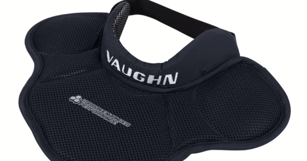 Vaughn Velocity VX1 Pro Carbon Senior Goalie Neck Guard | TheHockeyShop.com