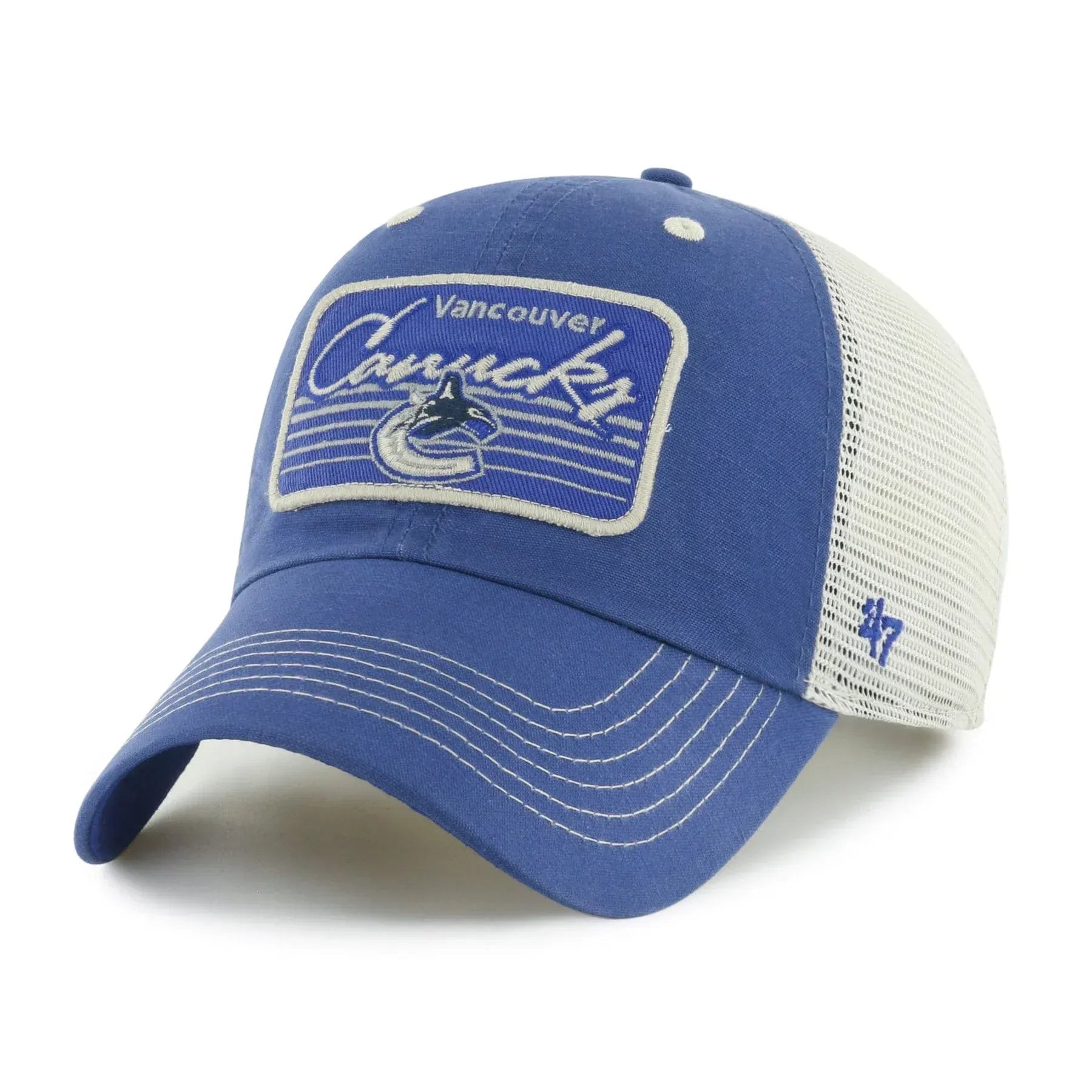 47 Brand NHL Five Point Clean Up Hat - Vancouver Canucks ...