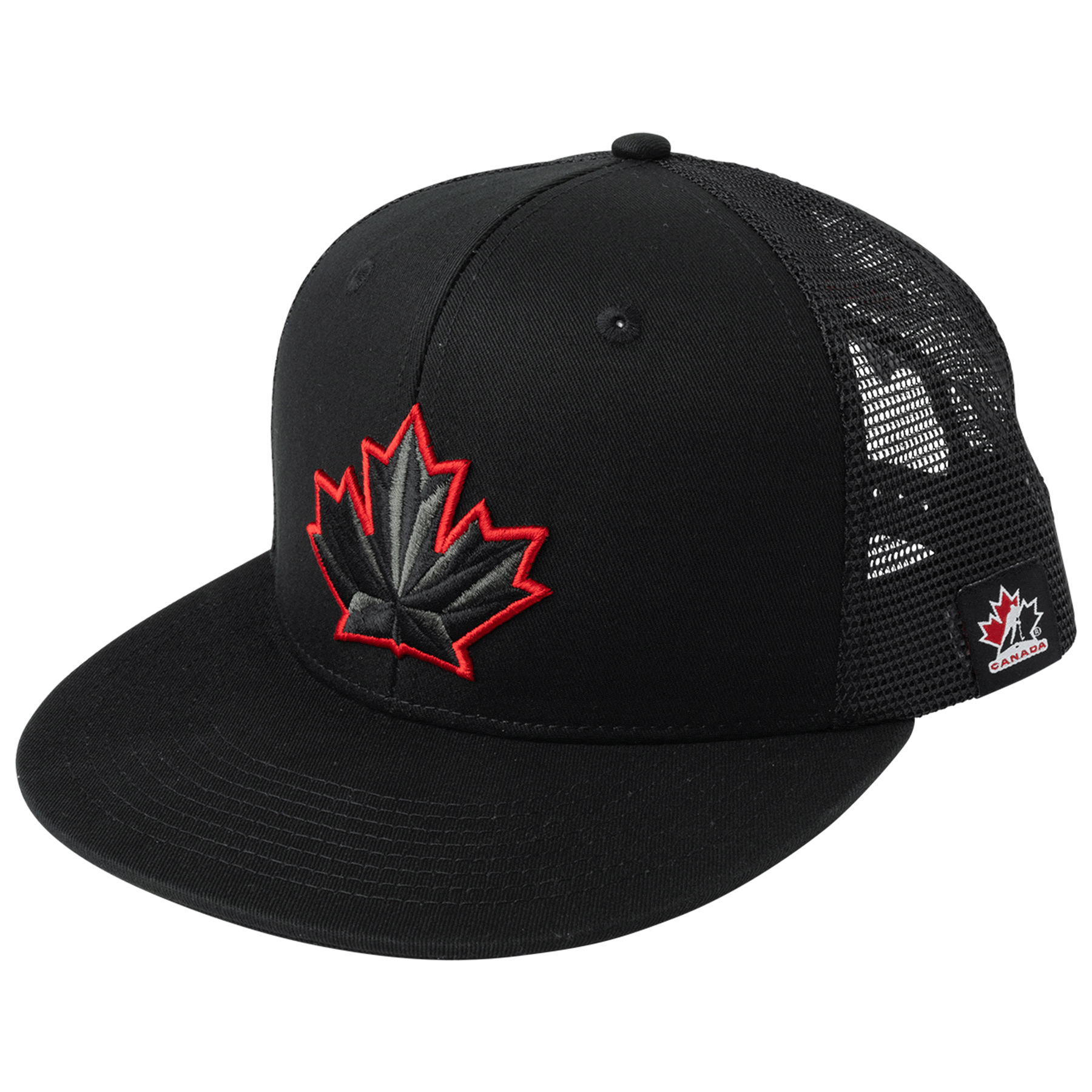 Bauer Hockey Canada Olympic Adjustable Hat - All Black | TheHockeyShop.com