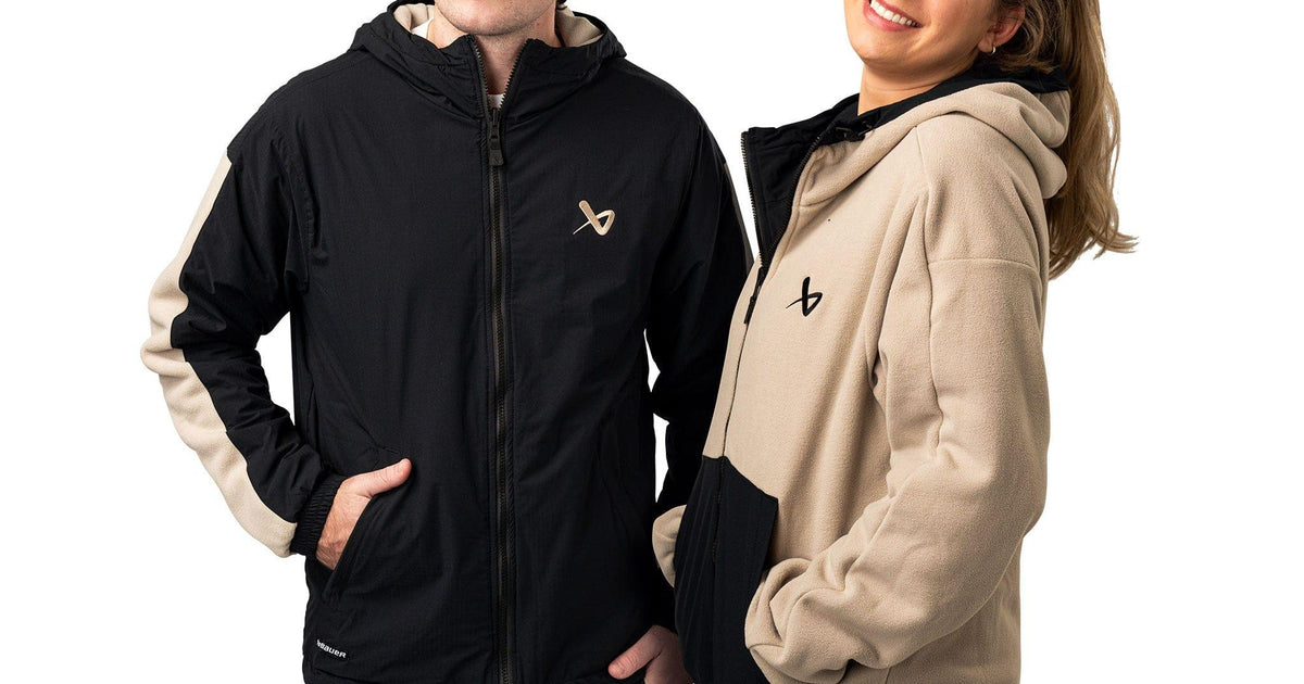 Bauer FLC Reversible Jacket - Black/Tan | TheHockeyShop.com