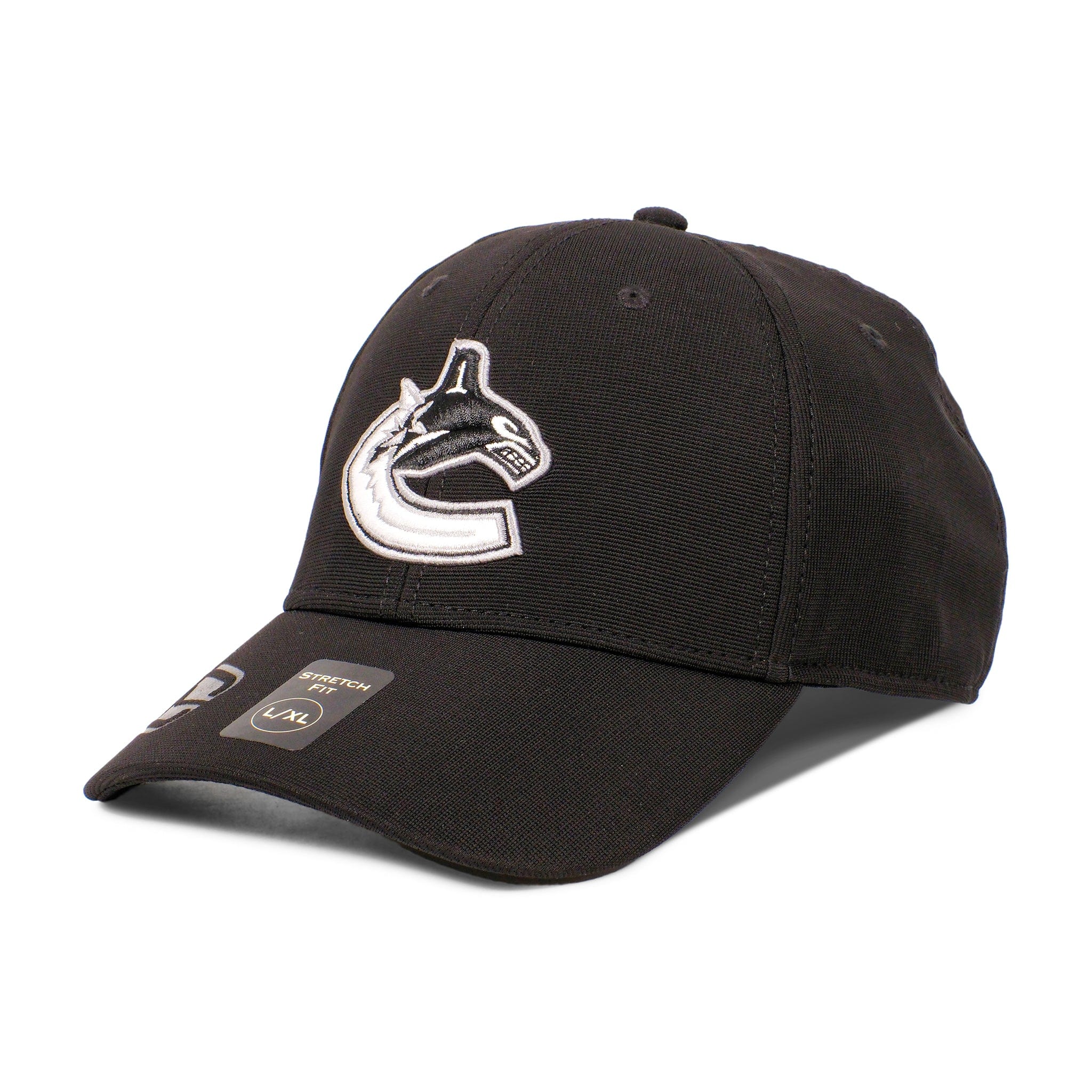 Vancouver Canucks - American Needle NHL E-Boss Platinum Stretch Hat