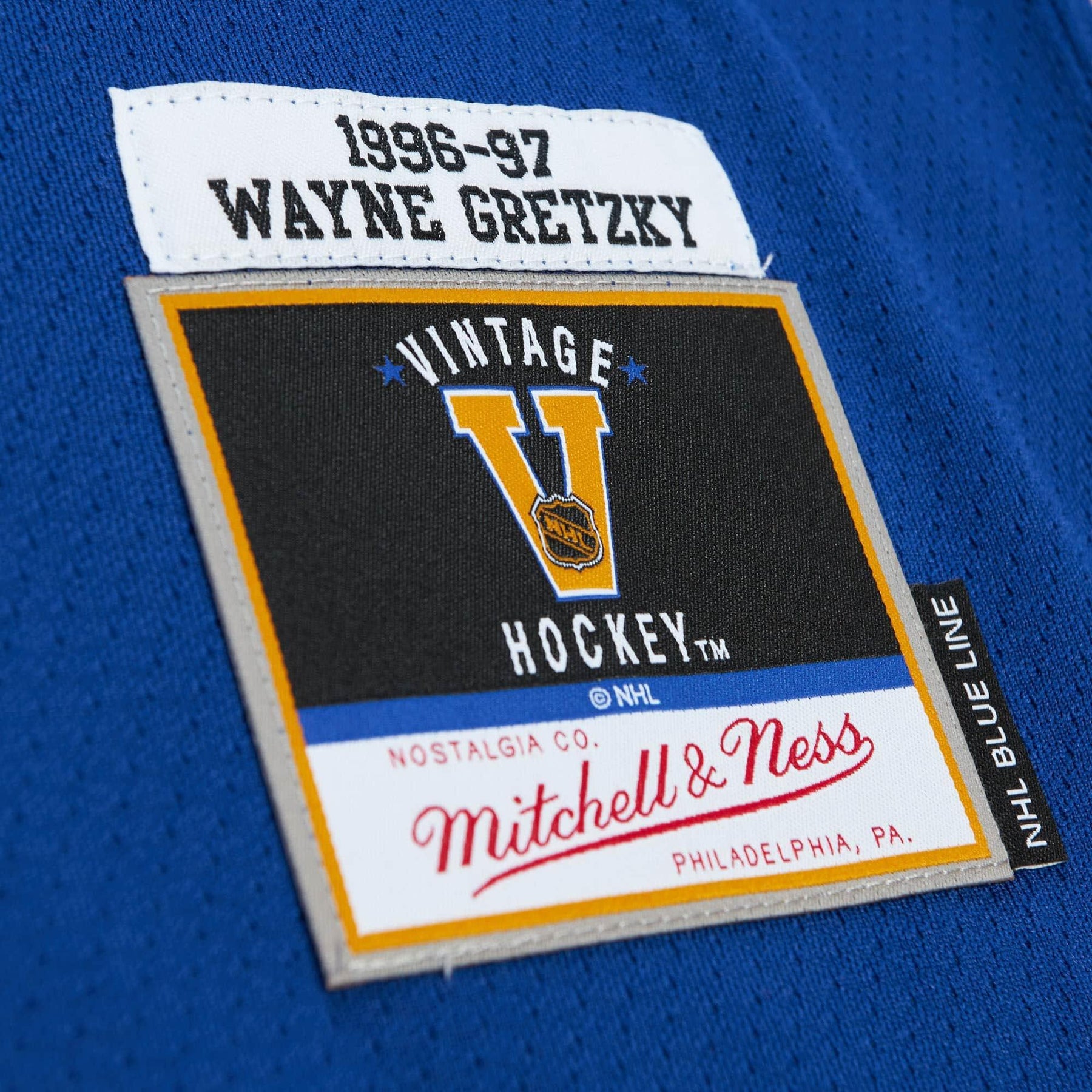 Mitchell & Ness Blue Line Vintage Senior Jersey - New York Rangers Way