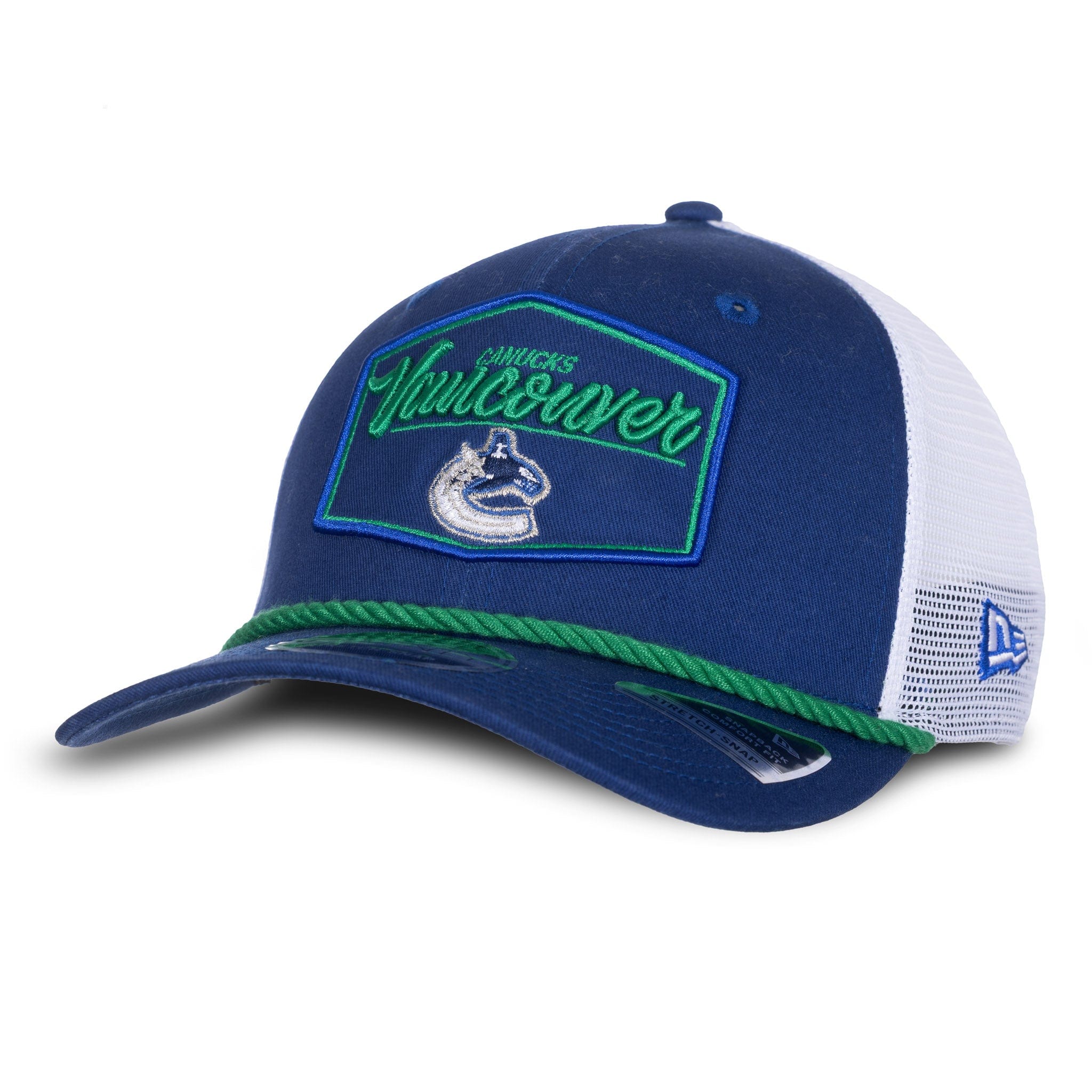 NewEra NHL 9Seventy Pitch Rope Meshback Hat - Vancouver Canucks Orca