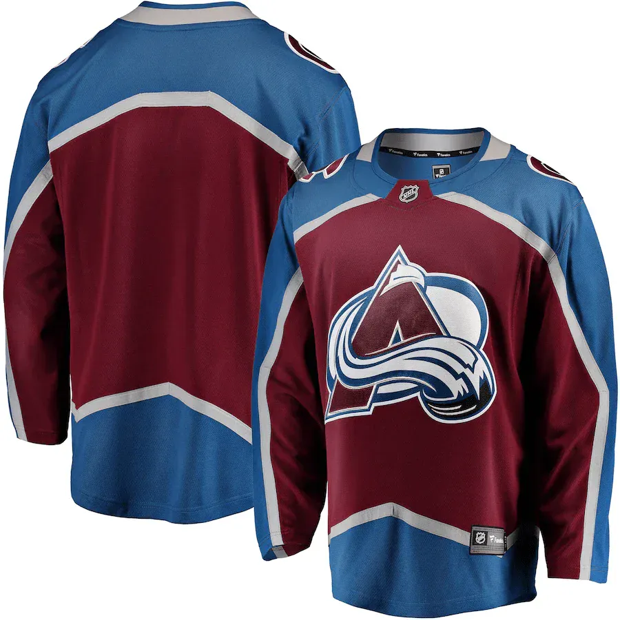 Fanatics Breakaway Senior Home Jersey - Colorado Avalanche ...