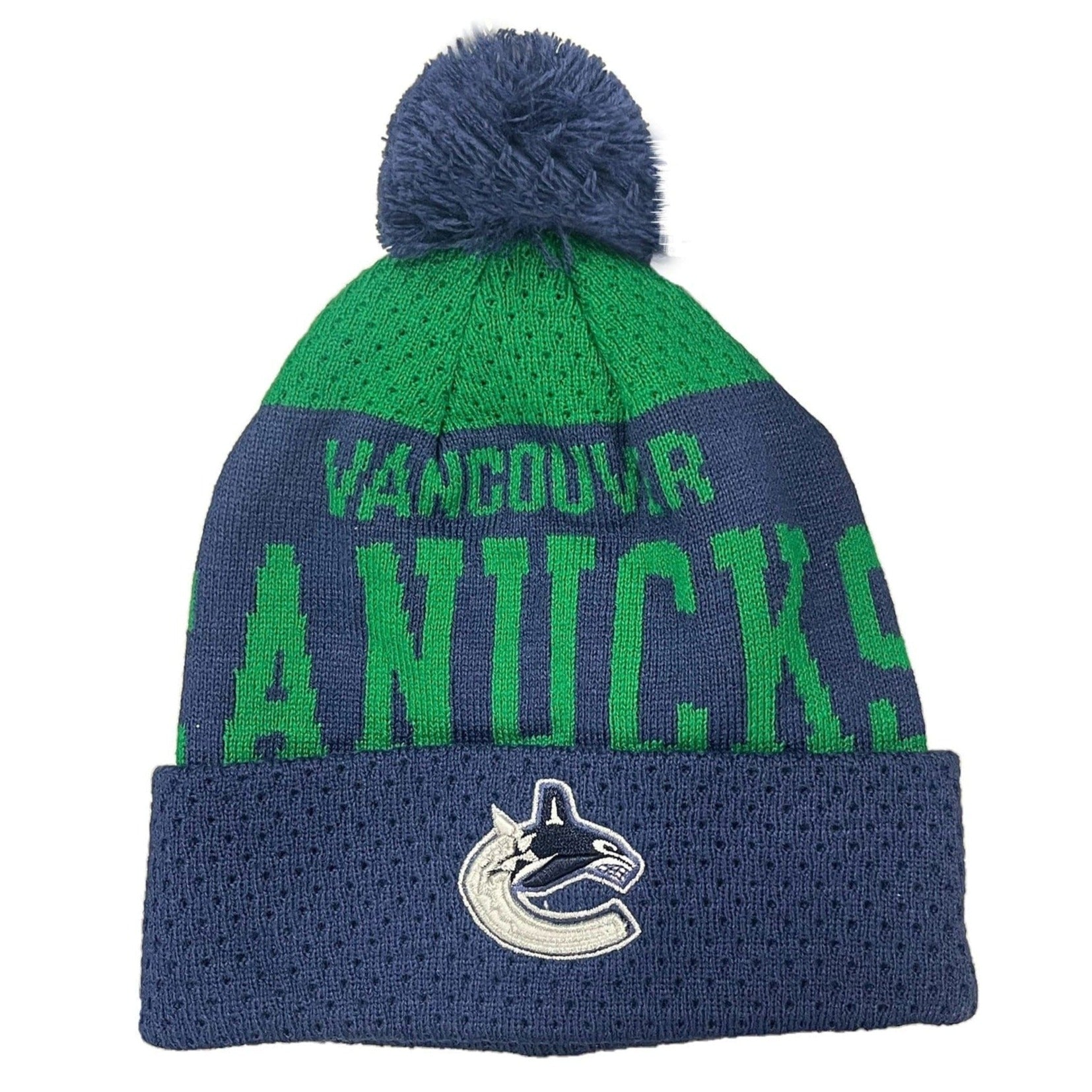 Outer Stuff NHL Stretchark Knit Youth Toque - Vancouver Canucks