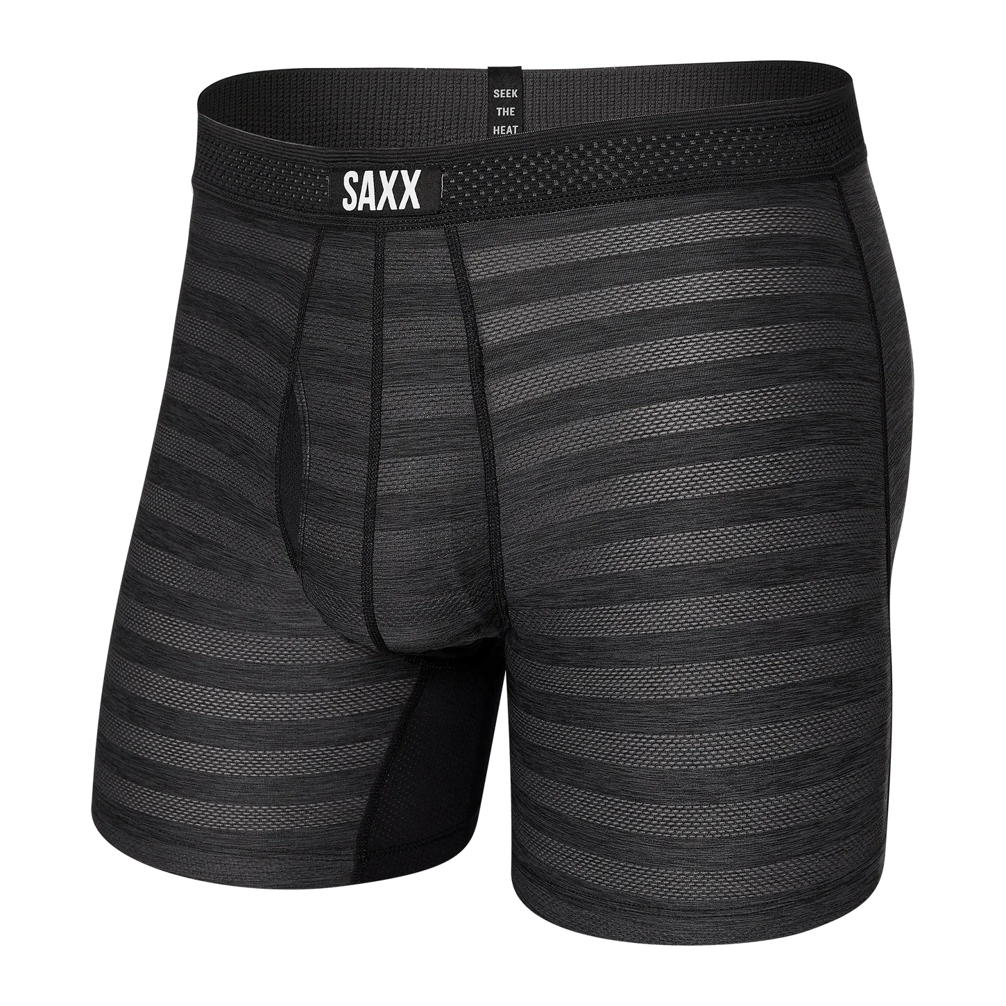Saxx DropTemp Cool Mesh Boxers - Black