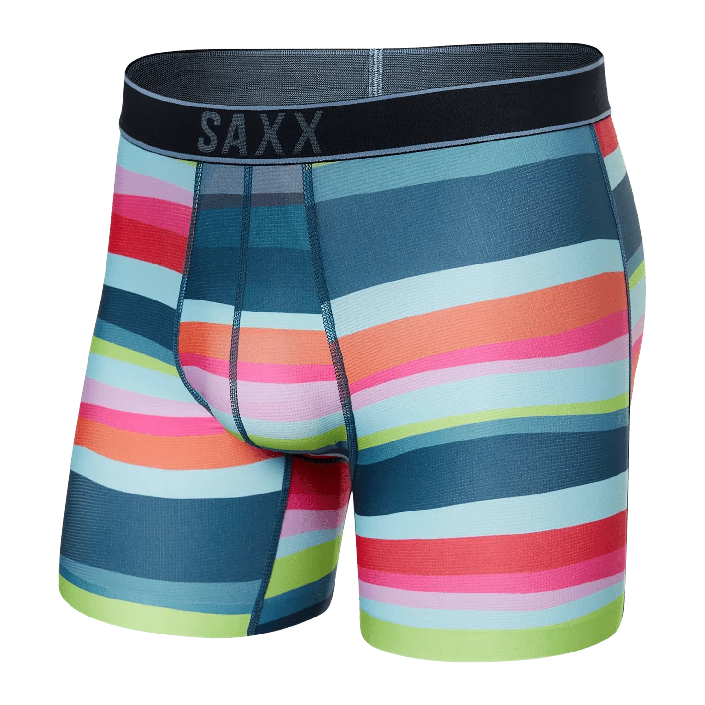 Saxx DropTemp Cooling Hydro Boxers - Cutback Stripe - BRT Multi