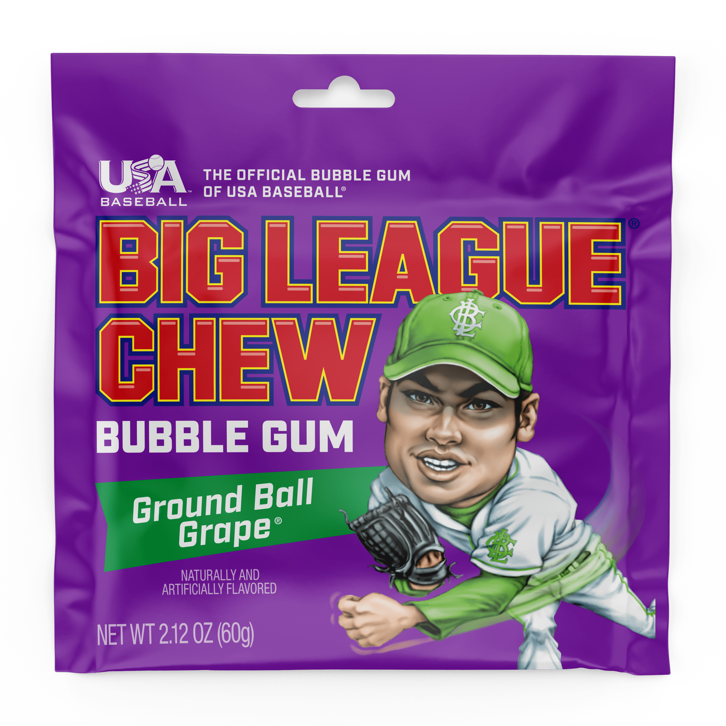 Big League Chew Grape Bubble Gum