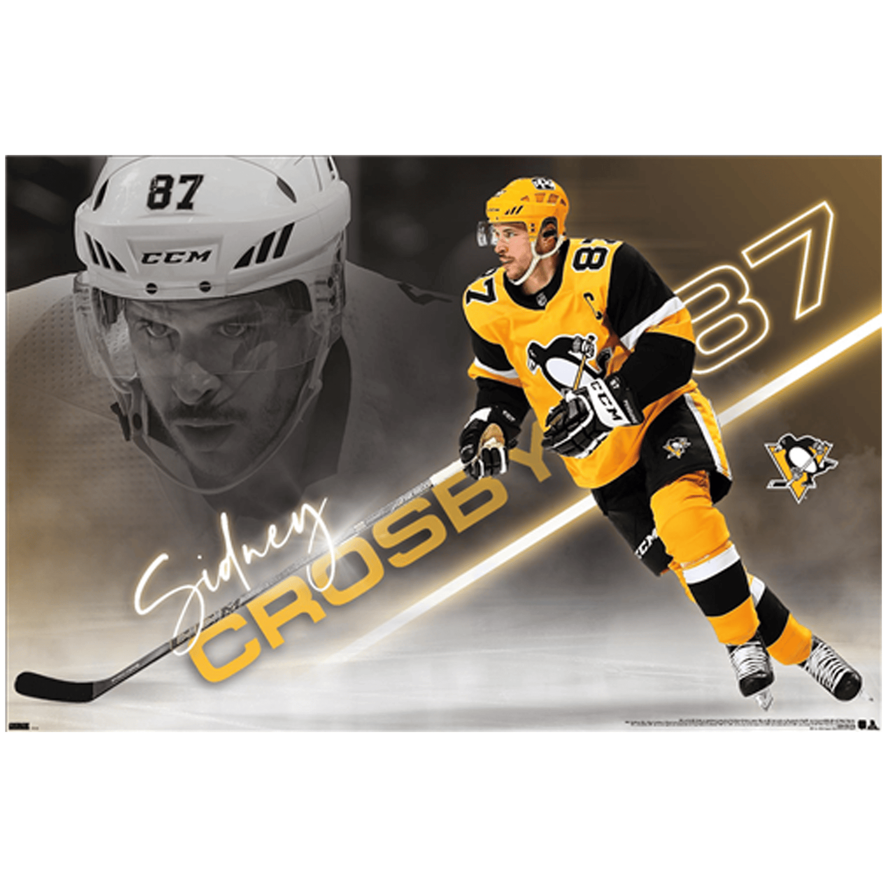 NHL Pittsburgh Penguins Sidney Crosby 21 Poster