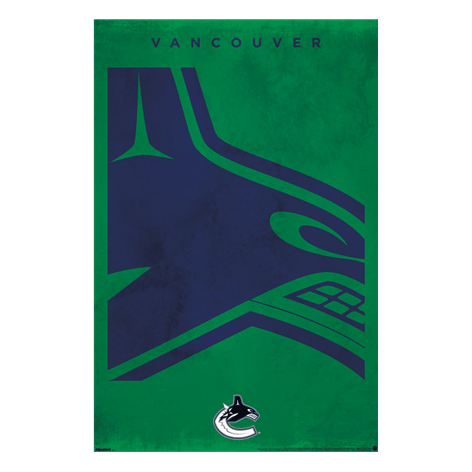 NHL Vancouver Canucks Logo 25 Poster