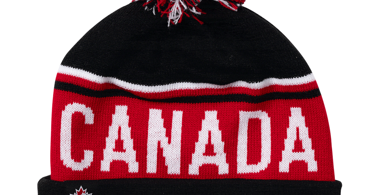 Bauer Hockey Canada Olympic Pom Toque - Black | TheHockeyShop.com