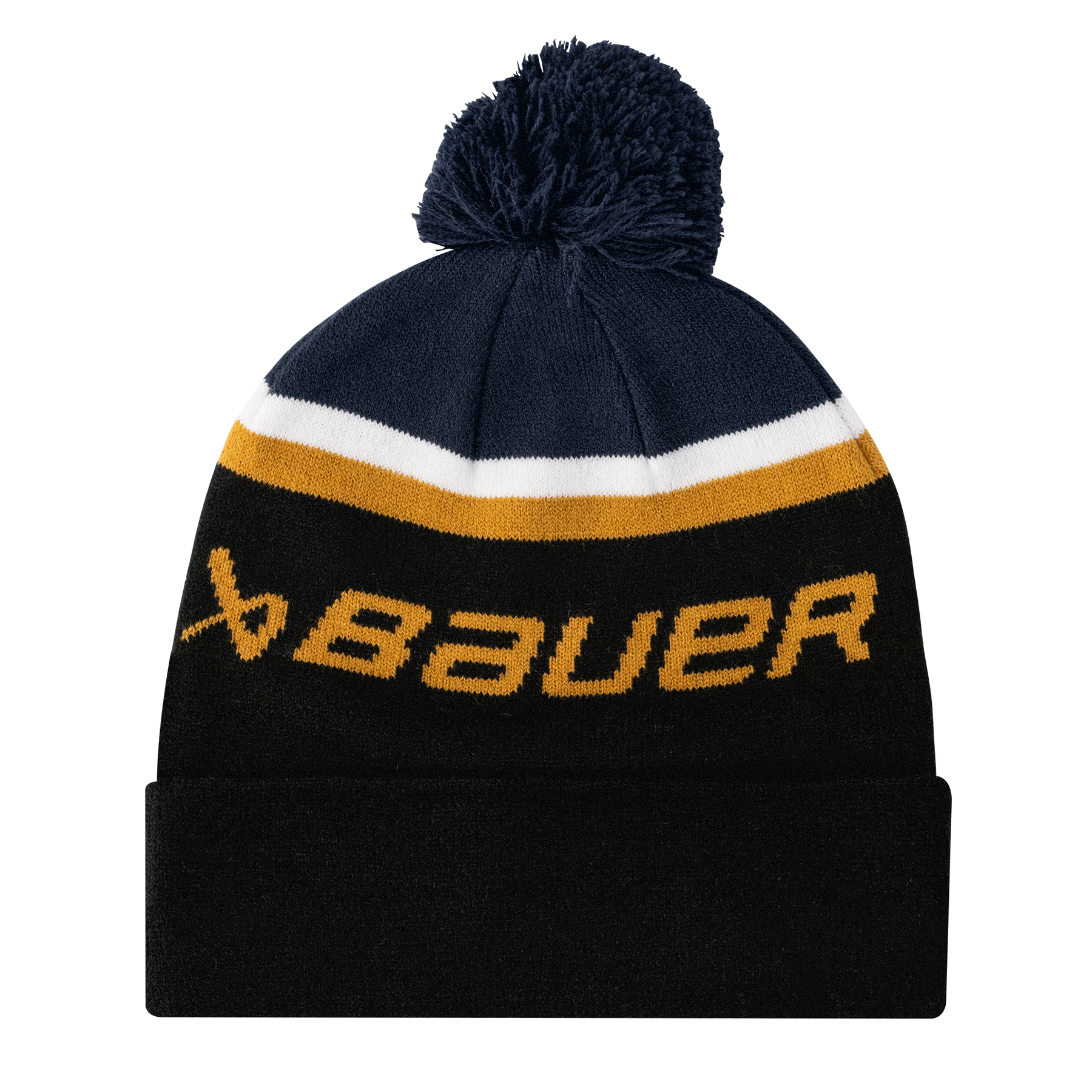 Bauer Intarsia Senior Knit Pom Toque | TheHockeyShop.com