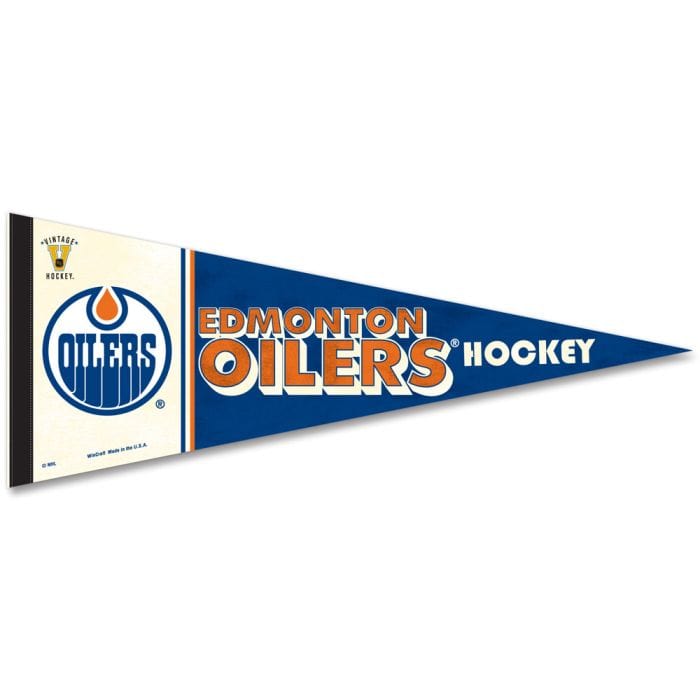 Wincraft NHL Vintage Premium Pennant - Edmonton Oilers