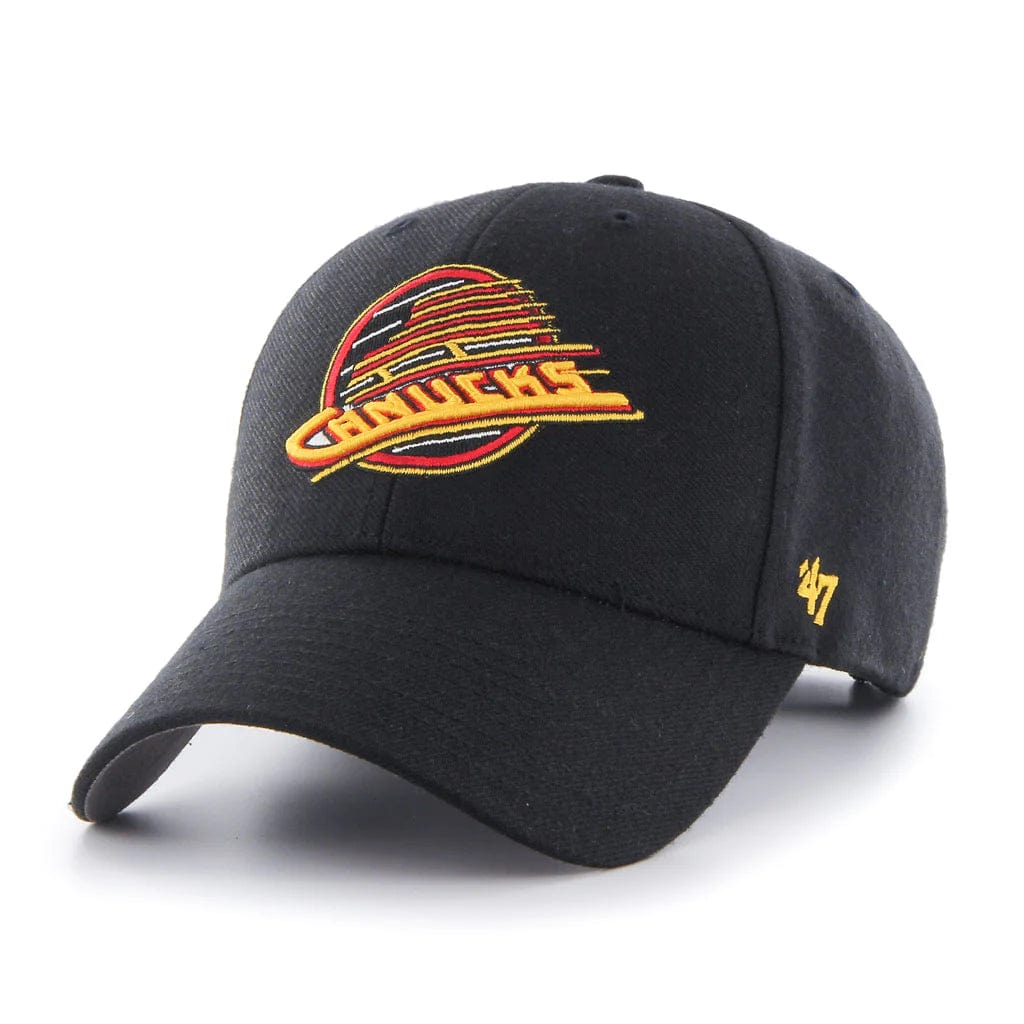 Vancouver Canucks Skate 47 Brand NHL MVP Adjustable Hat
