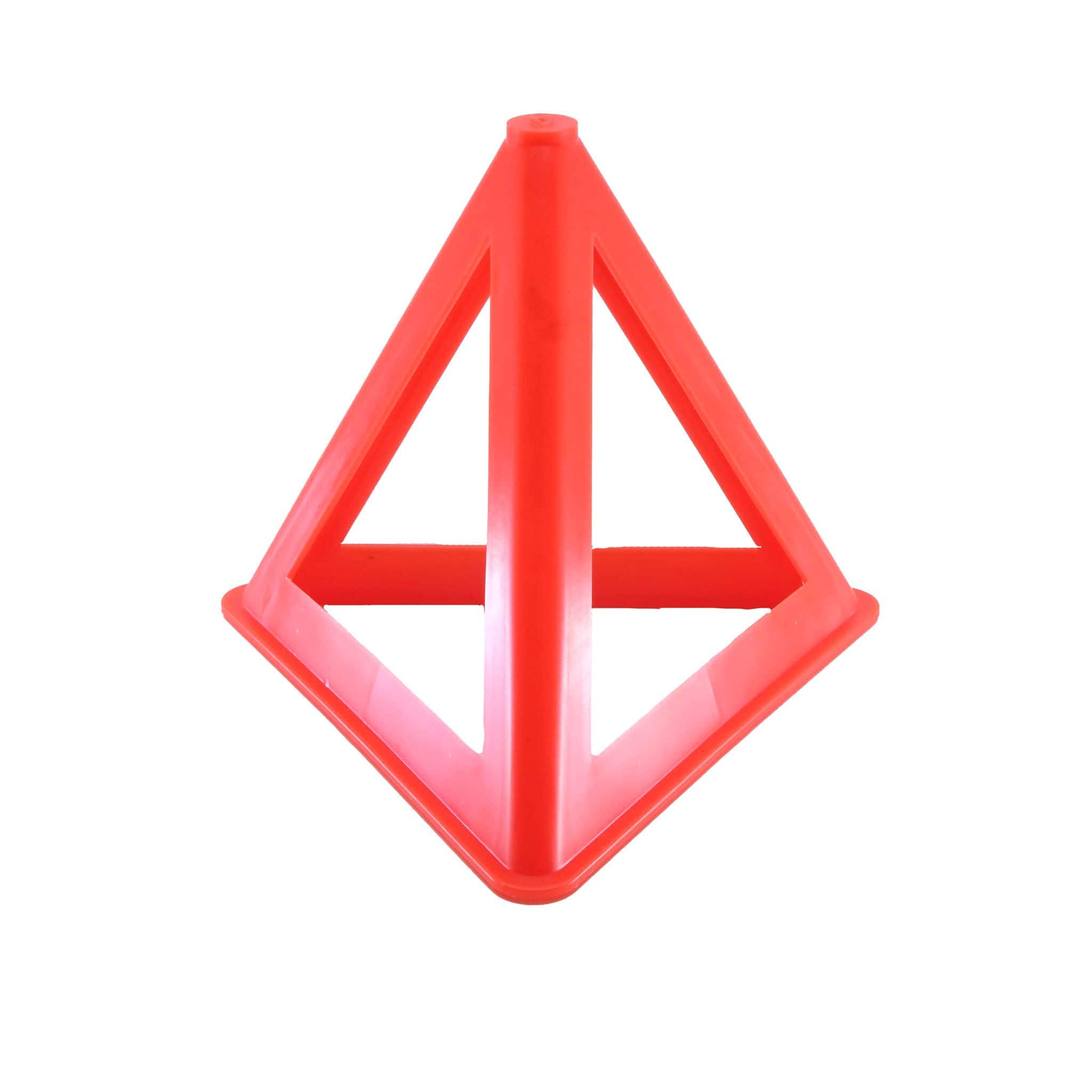 Blue Sports Triangle Cones Orange 7"