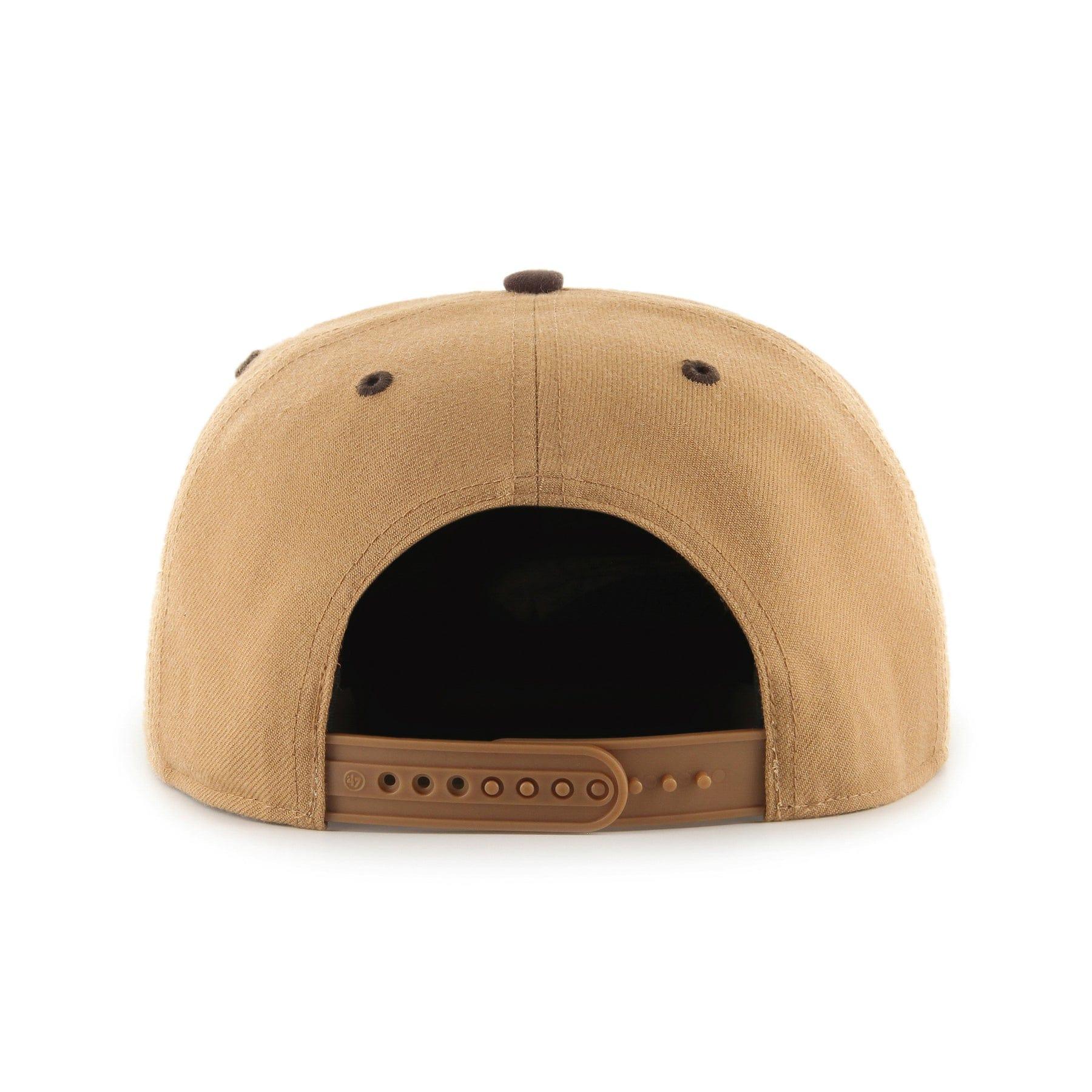 Edmonton Oilers 47 Brand NHL Toffee Captain Hat Tan | TheHockeyShop.com