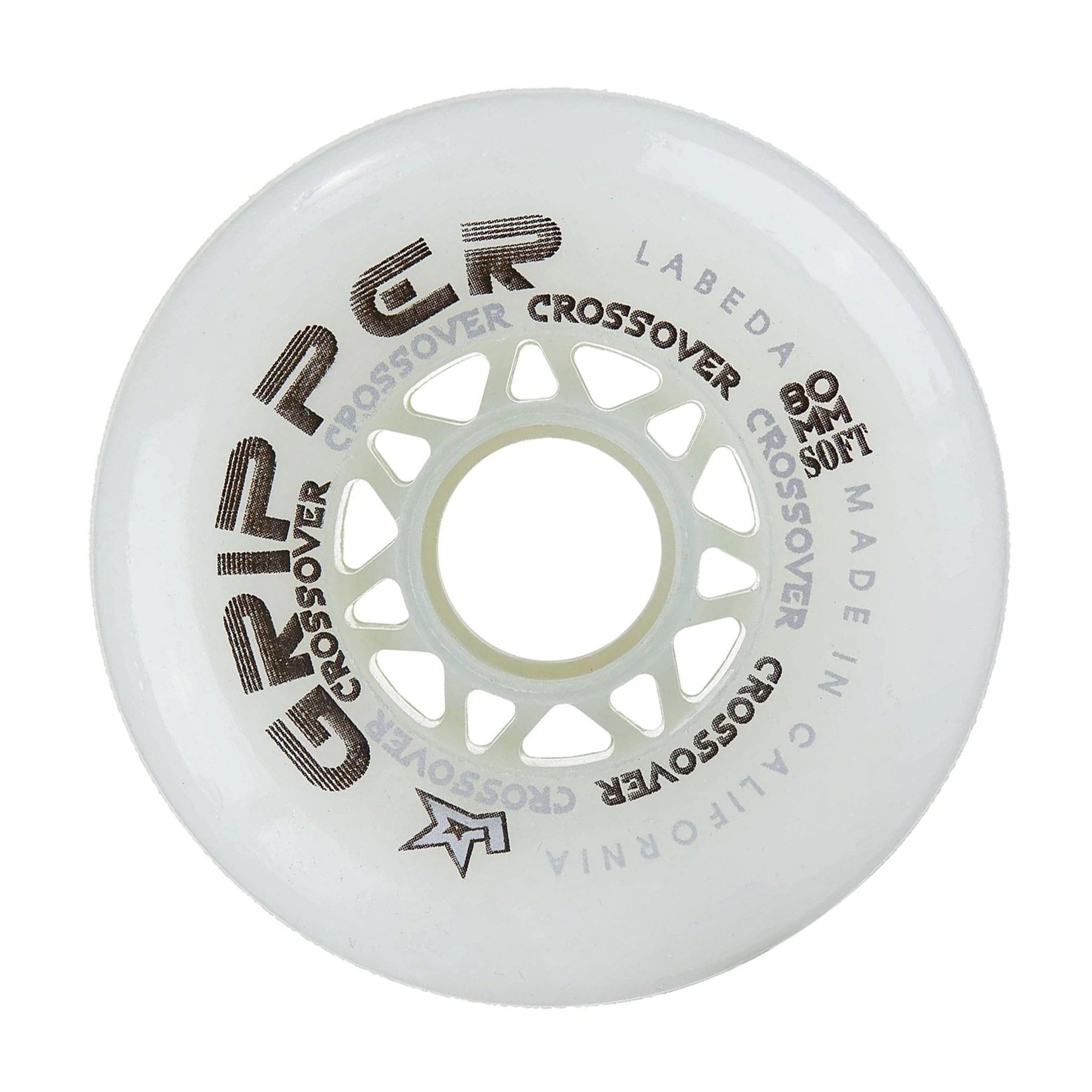Labeda Gripper Roller Hockey Wheels - White (76A)