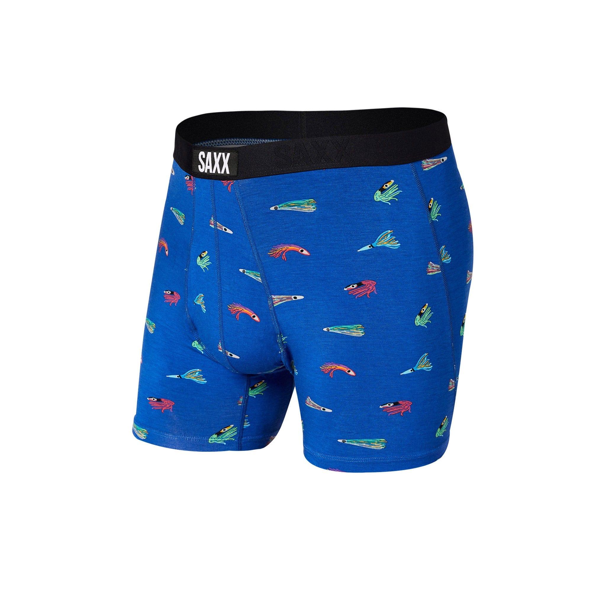 Saxx Ultra Boxers - Peak Blue Bite Me