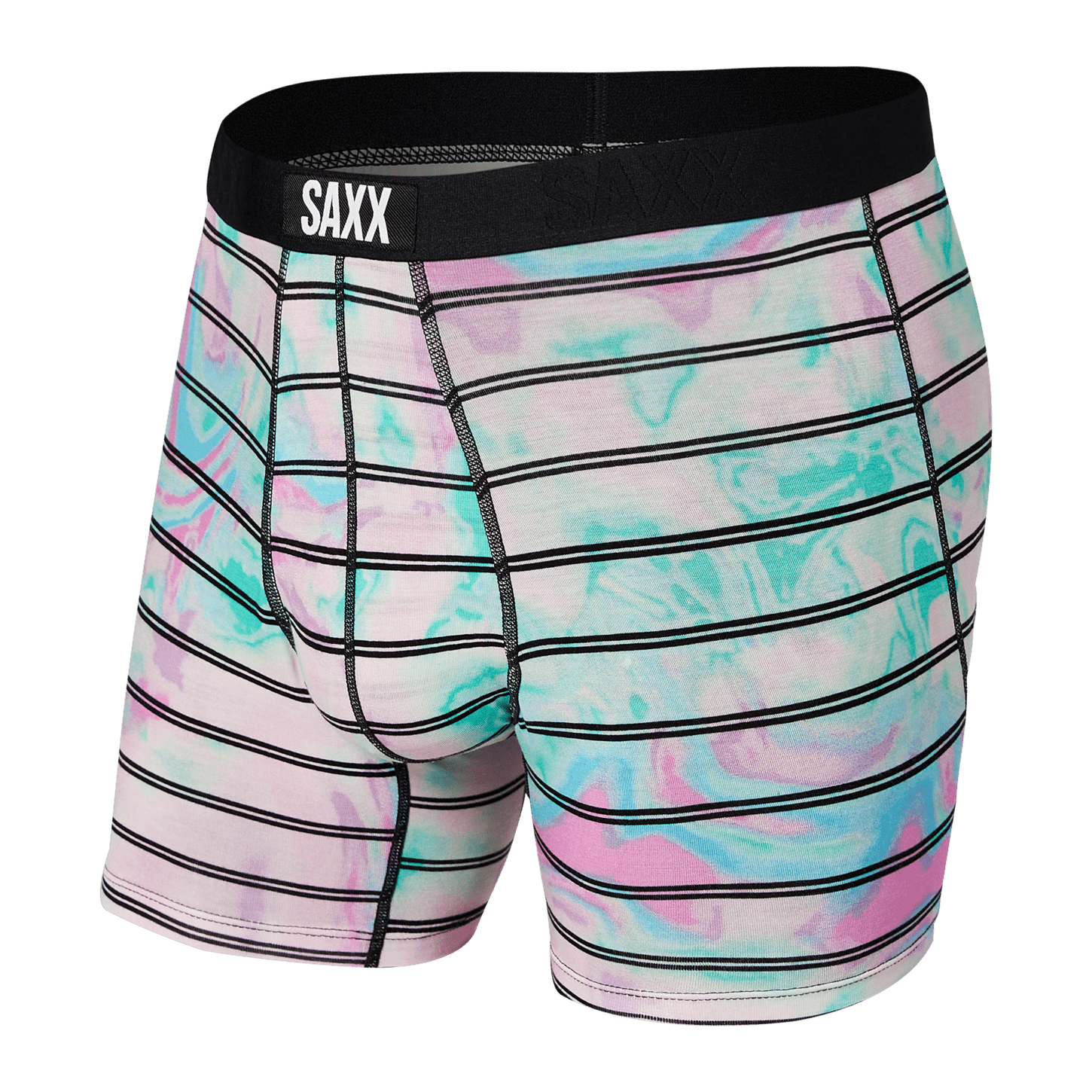 Saxx Vibe Boxers - Multi Vapor Stripe