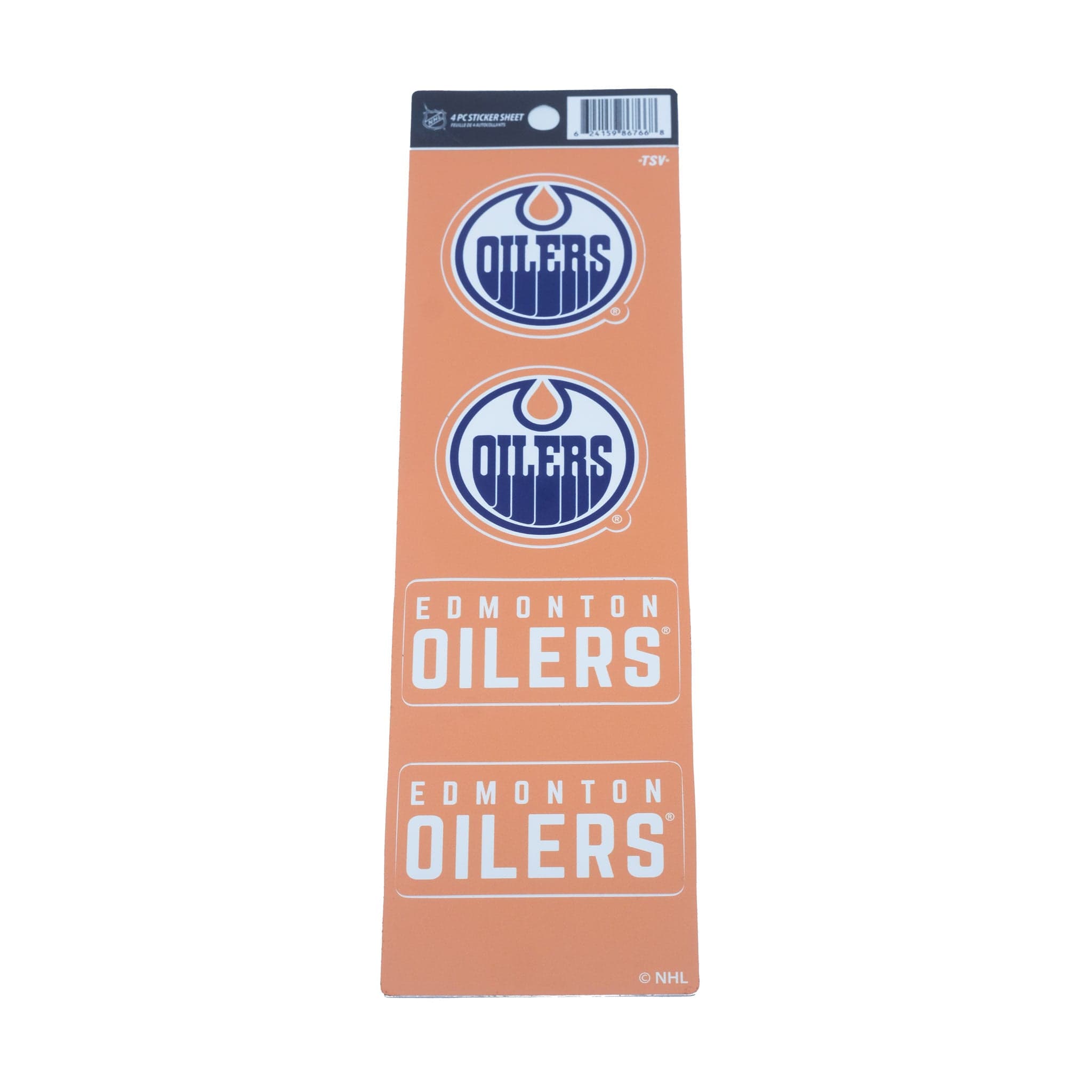 Edmonton Oilers Sports Vault NHL Sticker Set (4 Piece)